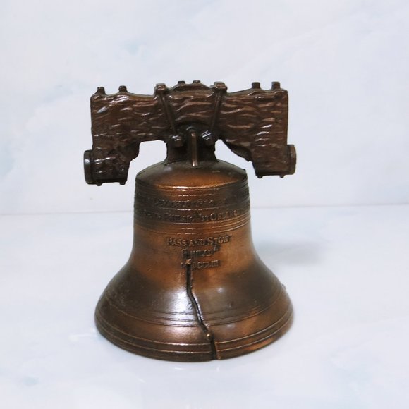 Accents | Vintage Miniature Liberty Bell Brass Souvenir 3 X 3 12 Inches ...